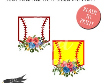 Baseball flowers | Etsy