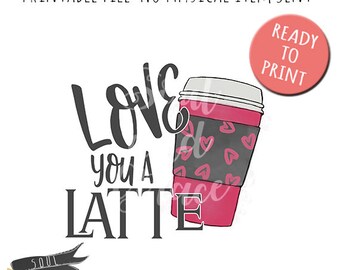 I love you a latte | Etsy