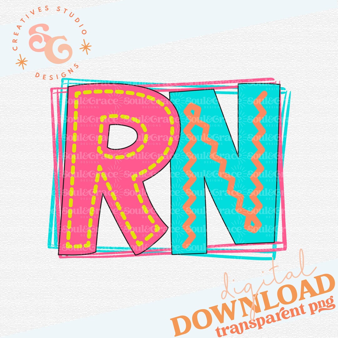 RN Png for Sweatshirts, Registered Nurse Sublimation Designs for Coffee ...