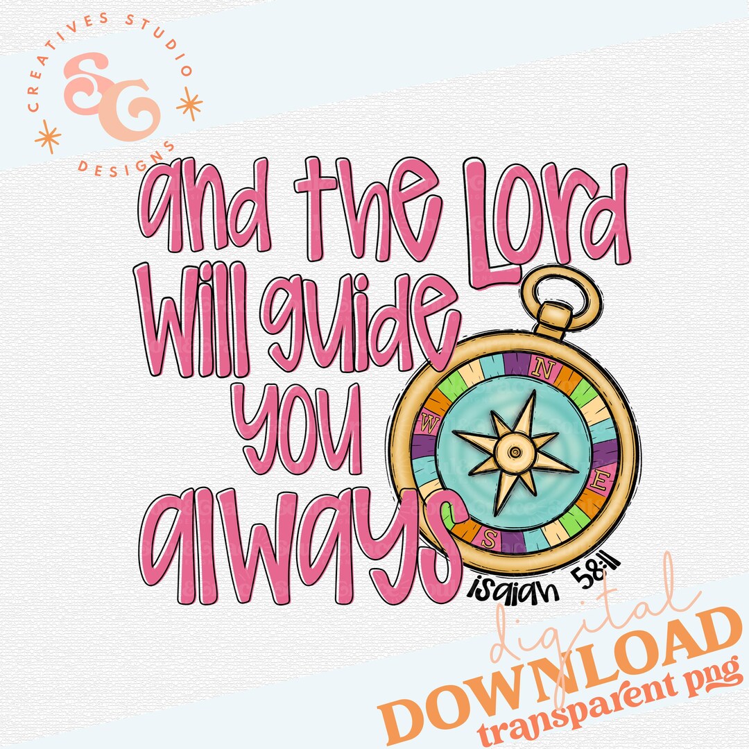The Lord Will Guide You Always Sticker Designs Png Images for ...