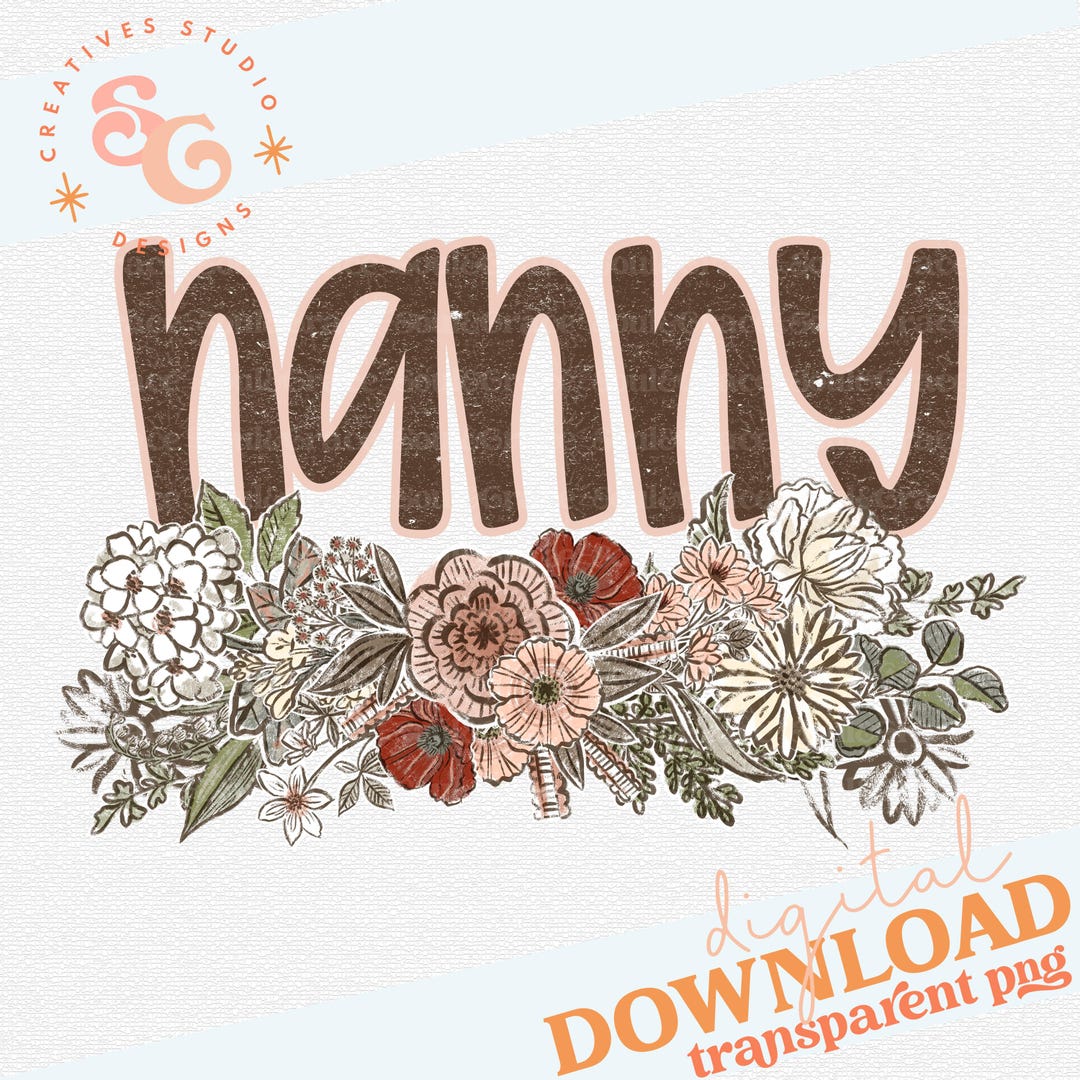 Vintage Inspired Nanny Shirt Png Digital Download, Nanny to Be ...
