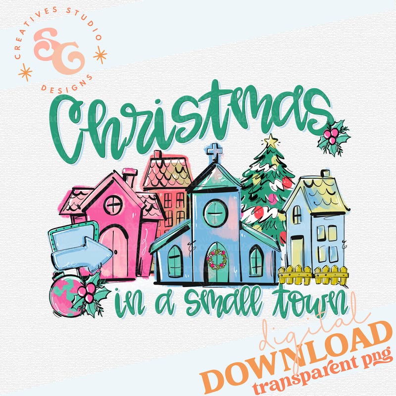 Small Town Kitchen Towels - Etsy