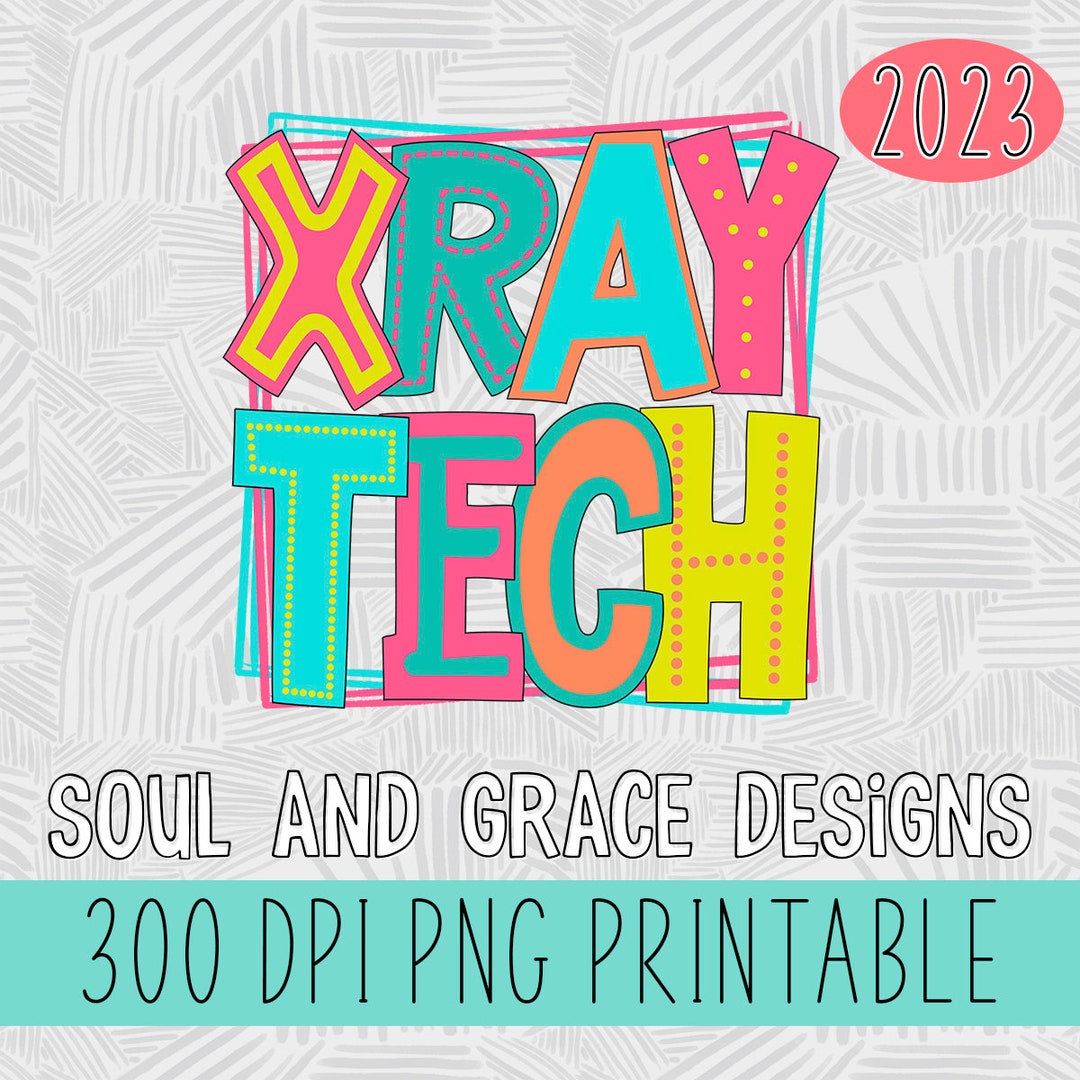 Xray Tech Digital Design INSTANT DOWNLOAD PNG Printable Sublimation ...