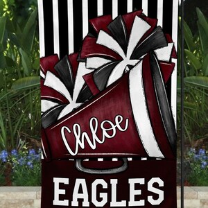 Cheer Garden Flags MAROON Digital Design, INSTANT DOWNLOAD, Png ...