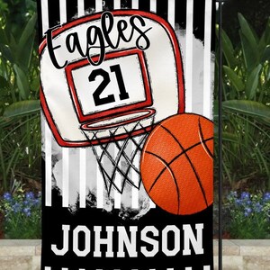 Basketball Flag Black Digital Design, INSTANT DOWNLOAD, PNG Printable ...
