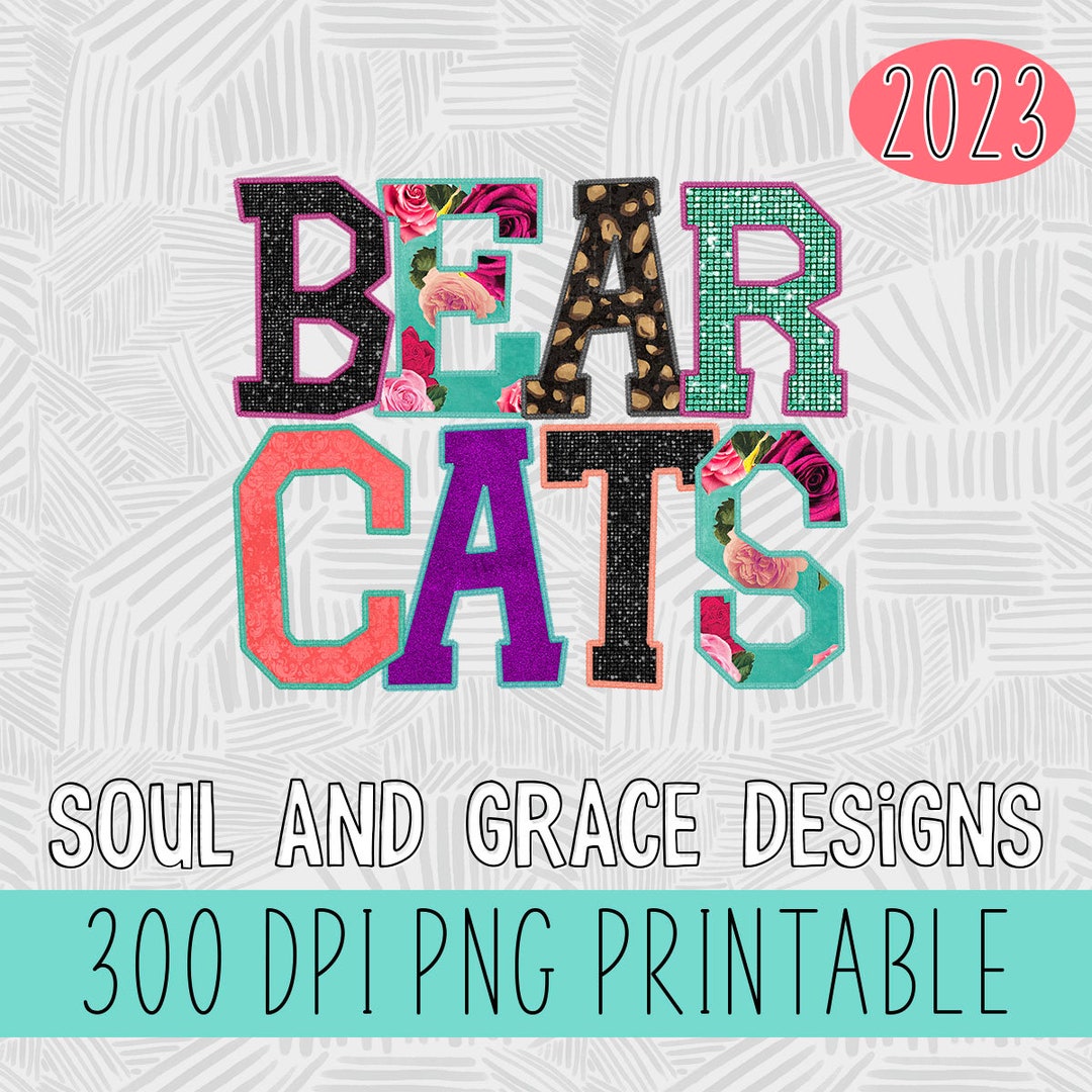 Bearcats - Digital Design - INSTANT DOWNLOAD - Sublimation Design ...