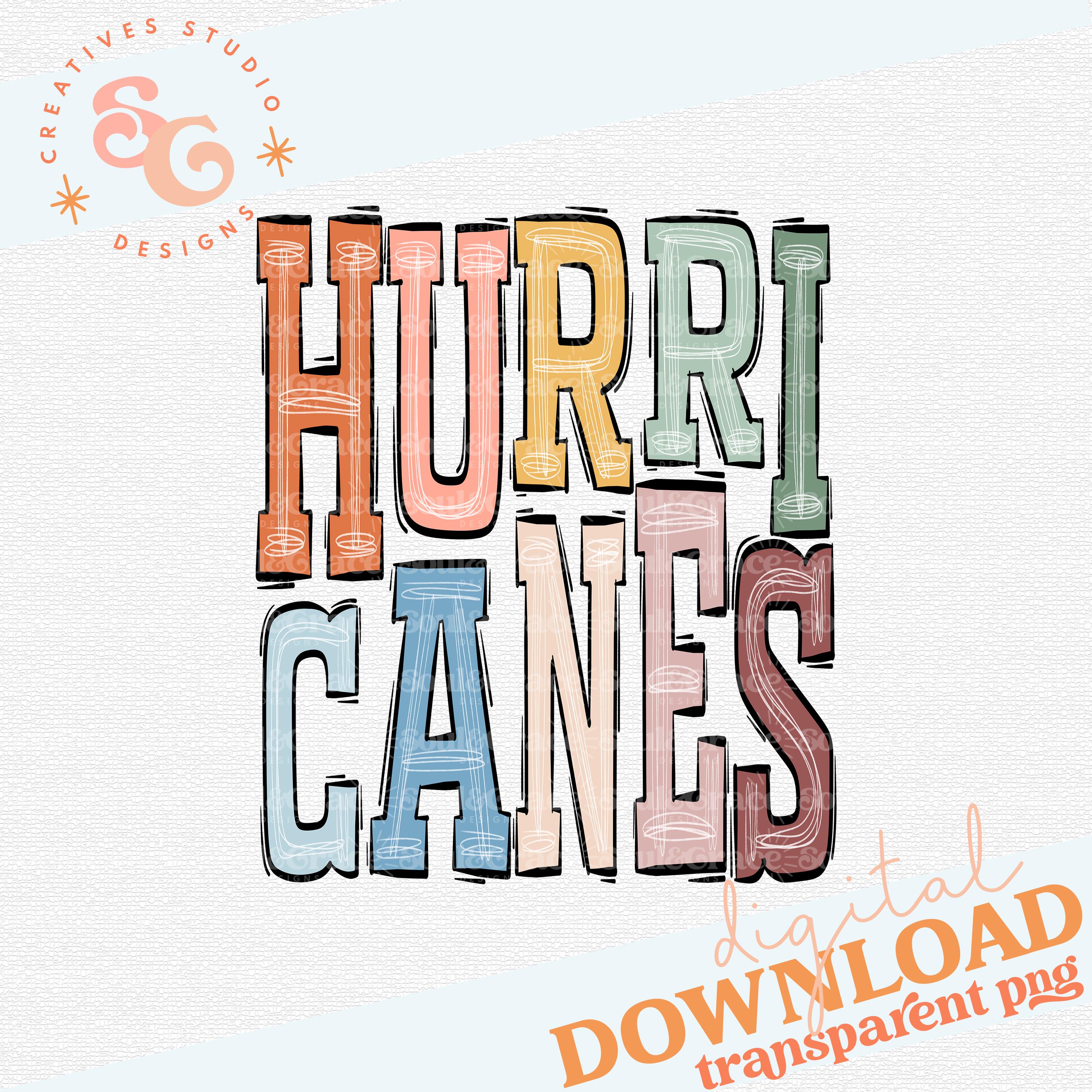 Mascot Png for School Spirit Boho Sports Hurricanes Digital Design ...