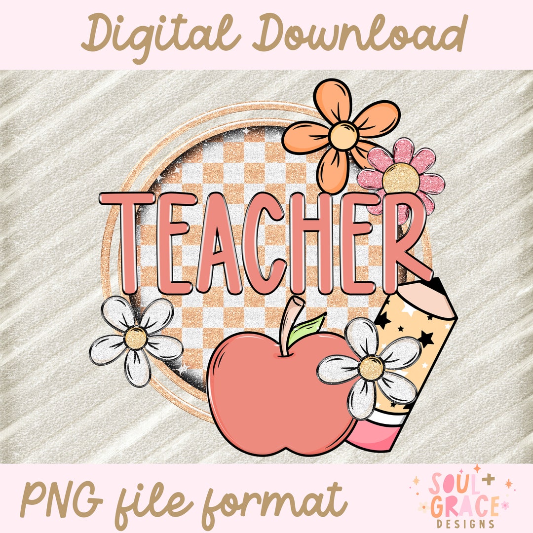 Back to School Png for Teacher T-shirt, Teacher Png, Teacher Name Tags ...
