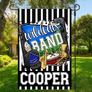 Band Flags Blue Digital Design, INSTANT DOWNLOAD, Png Printable ...