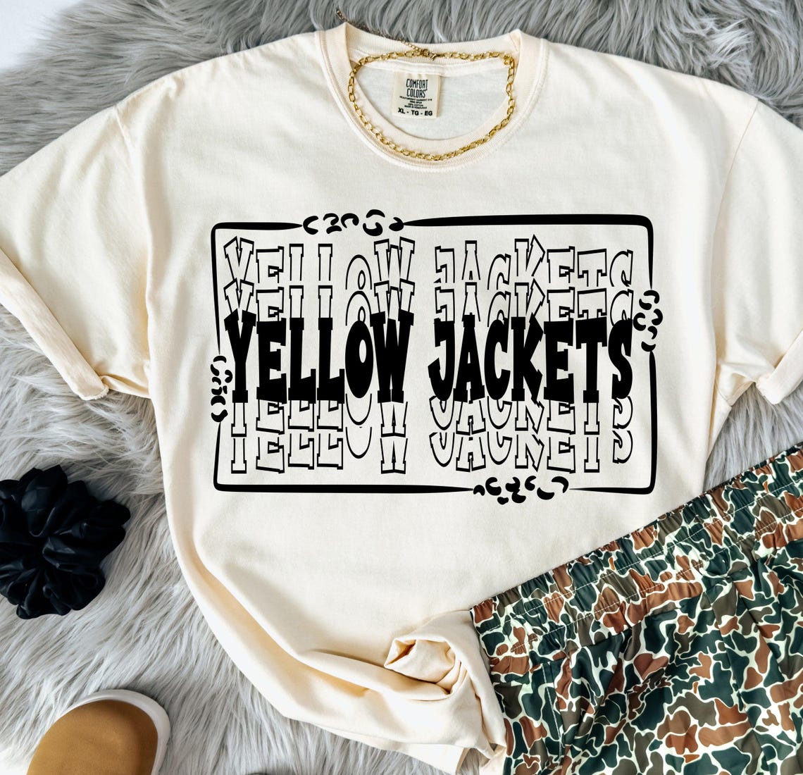 STACKED MASCOTS Yellow Jackets, Png for School Teams, Spirit Wear ...