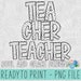 Cute Teacher Png Designs for Tshirts DIGITAL DOWNLOAD, Sleeve Design ...