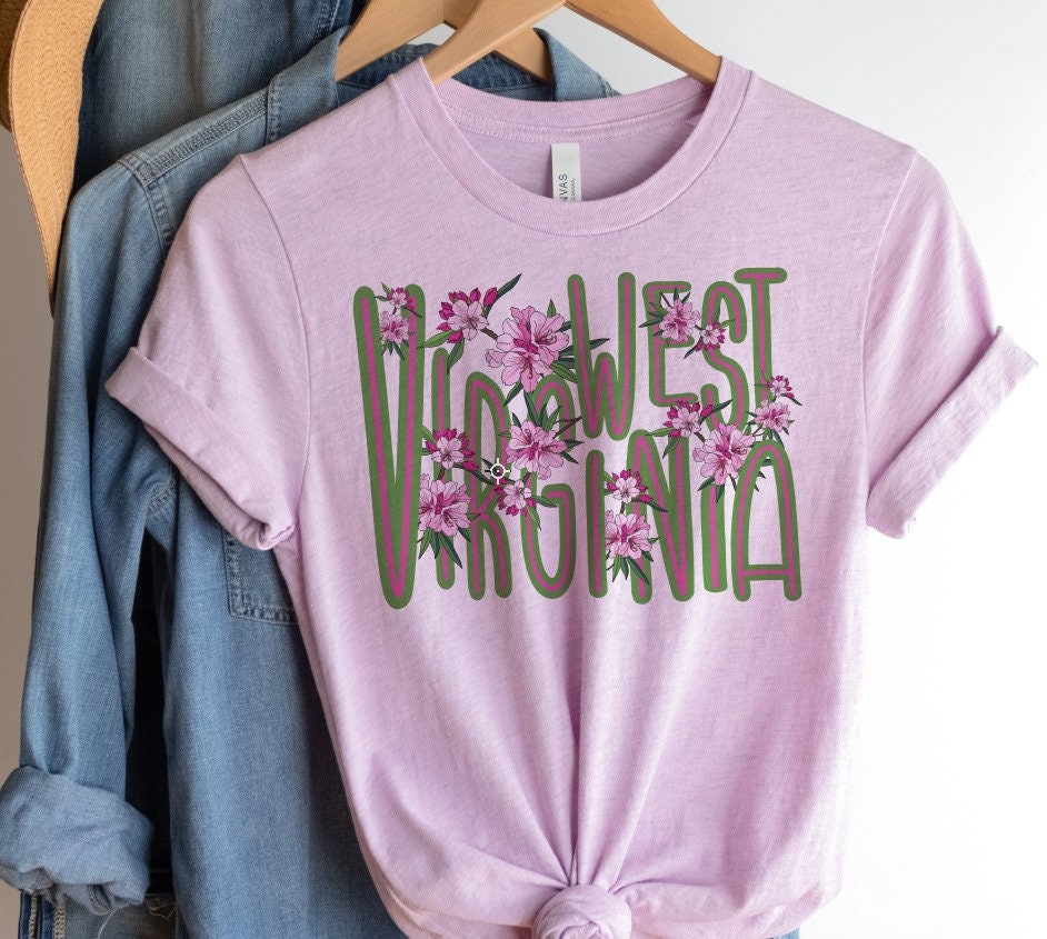 WV State Flower Sticker Designs Png Files for Car Decals, Pink ...