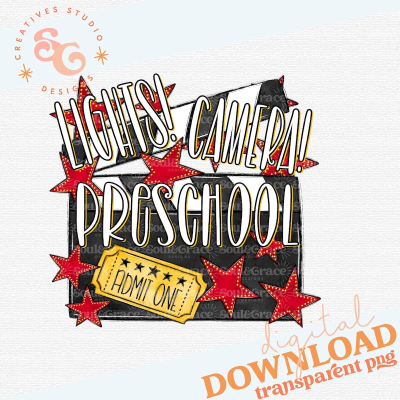 Lights Camera Action Svg - Etsy