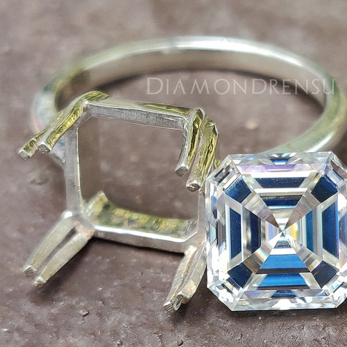 Semi Mount Double Claw Prong Setting Solitaire Ring Semi - Etsy