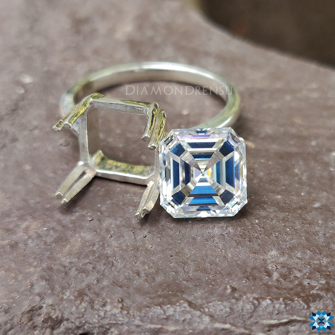 Semi Mount, Double Claw Prong Setting Solitaire Ring Semi Mount, 10k ...