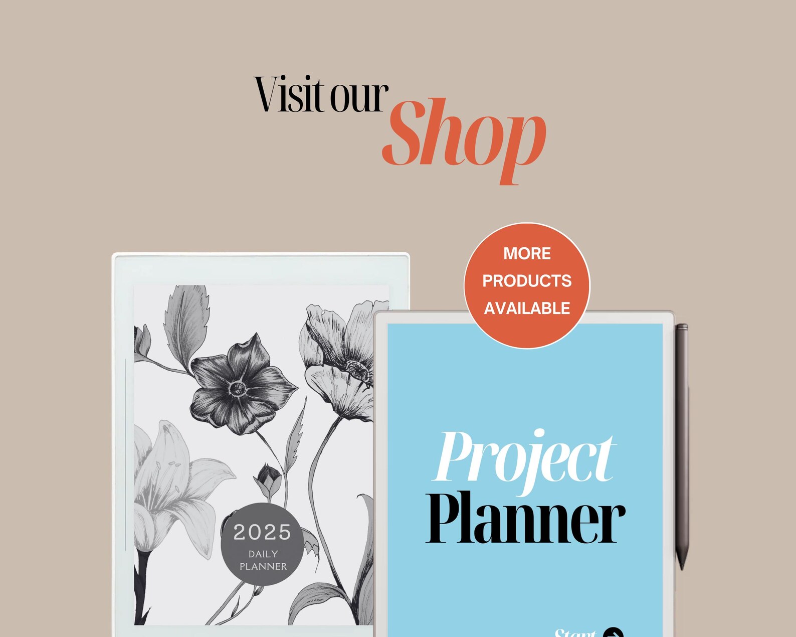 Digital Planner 2025 Japanese Style, Supernote A5X Manta Boox Template ...