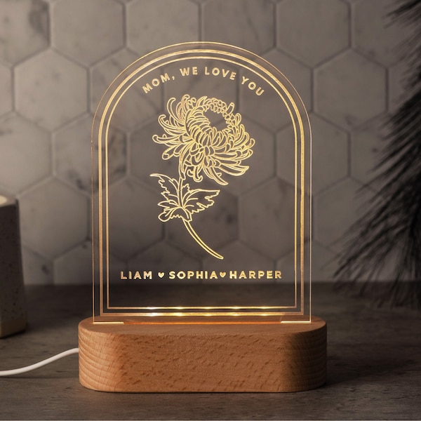 Acrylic Night Light - Etsy