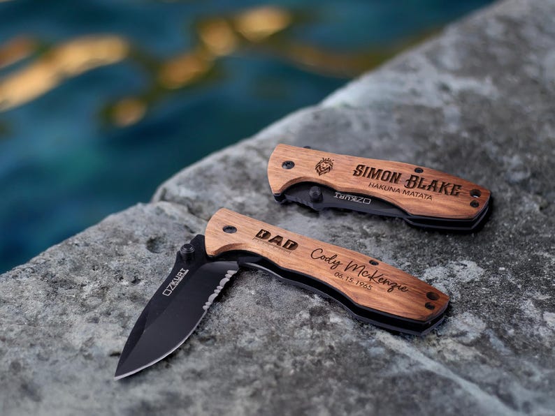 Personalized Knife, Custom Pocket Knive, Personalized Gift for Him ...
