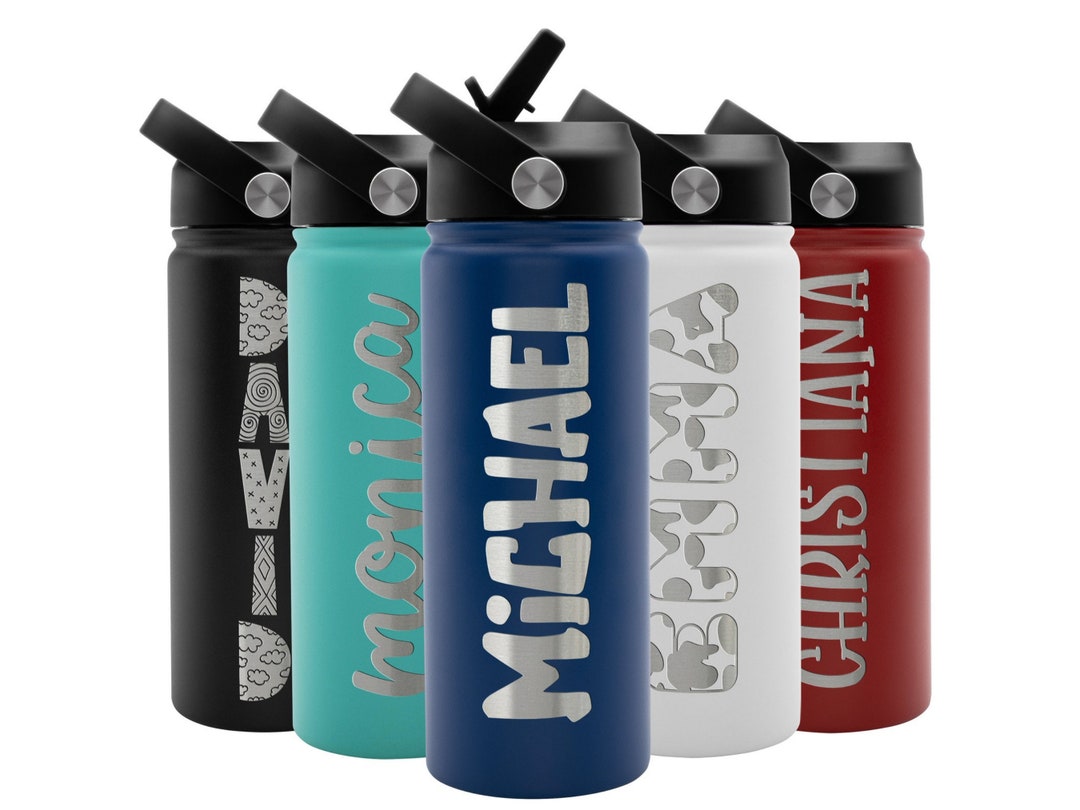 Kids Water Bottle Personalized, Back to School Gifts, Custom Water ...