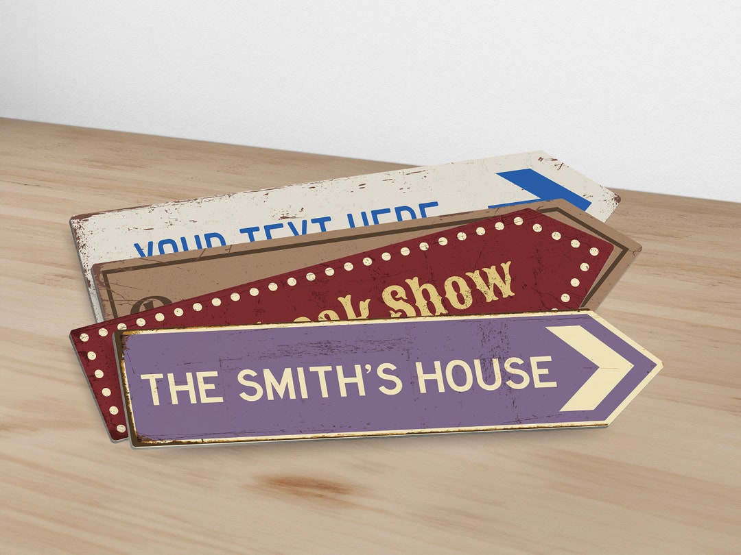 Custom Metal Sign, Personalized Sign Rustic Indoor or Outdoor Use, Make ...