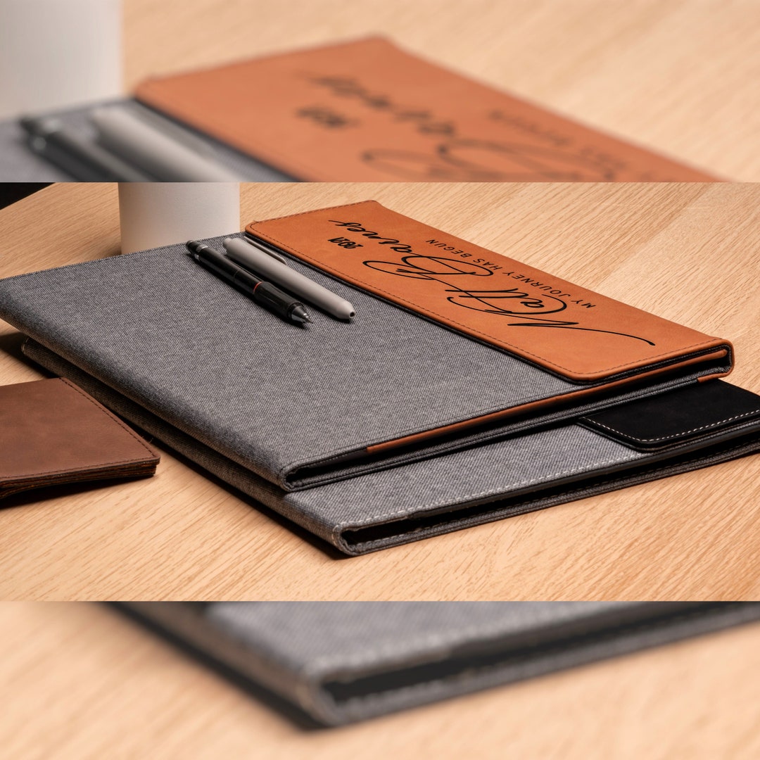Personalized Leather Portfolio Employee Gifts BULK PRICES, Coworker ...