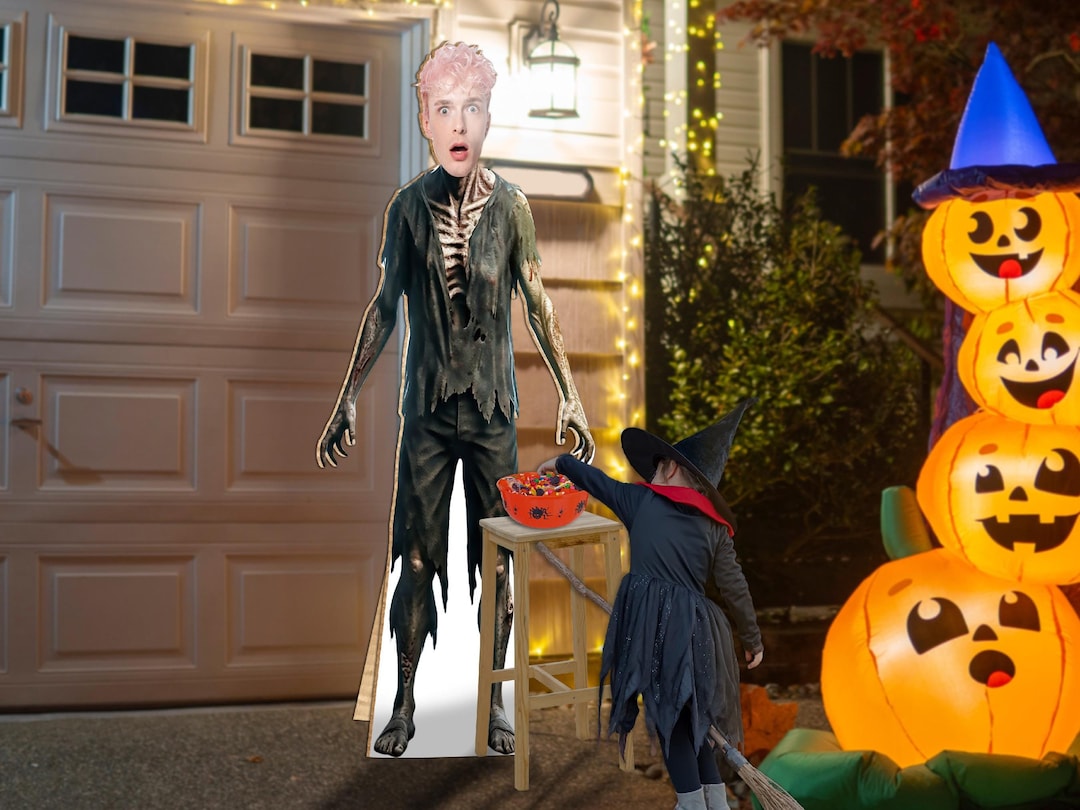 Halloween Life Size Cutout, Life Size Cardboard for Halloween Decor ...