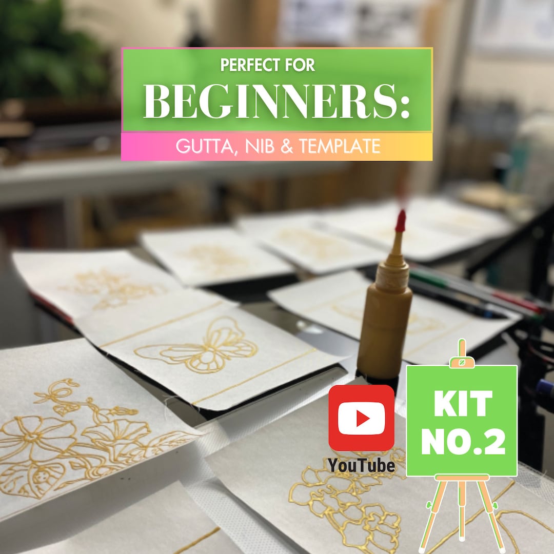 Master the Art of Gutta Outlines | Silk Painting Kit - Part 2 of the ...