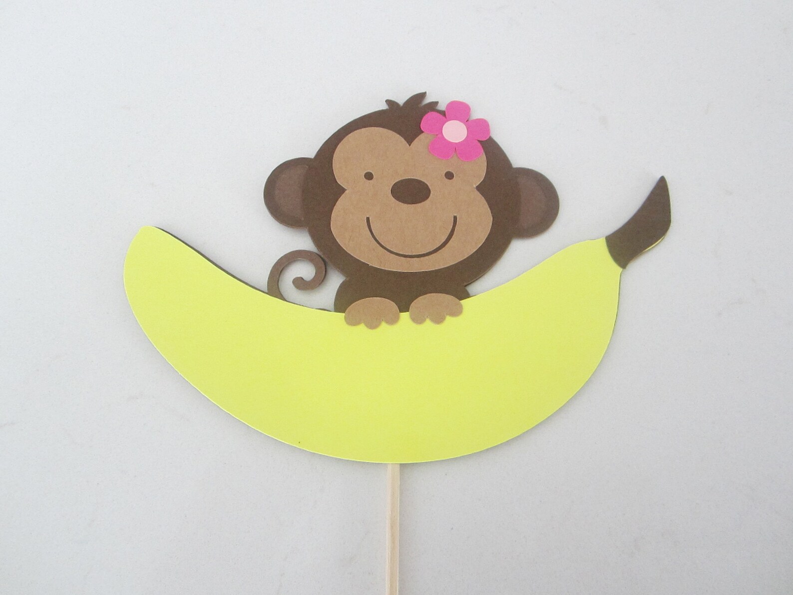 Monkey Cake Topper Monkey Centerpiece Baby Shower - Etsy Canada