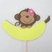 Monkey Cake Topper Monkey Centerpiece Baby Shower - Etsy Canada