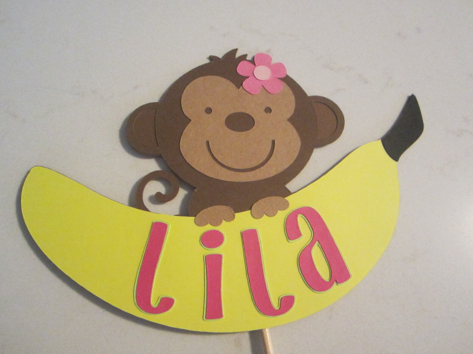 Monkey Cake Topper Monkey Centerpiece Baby Shower - Etsy Canada