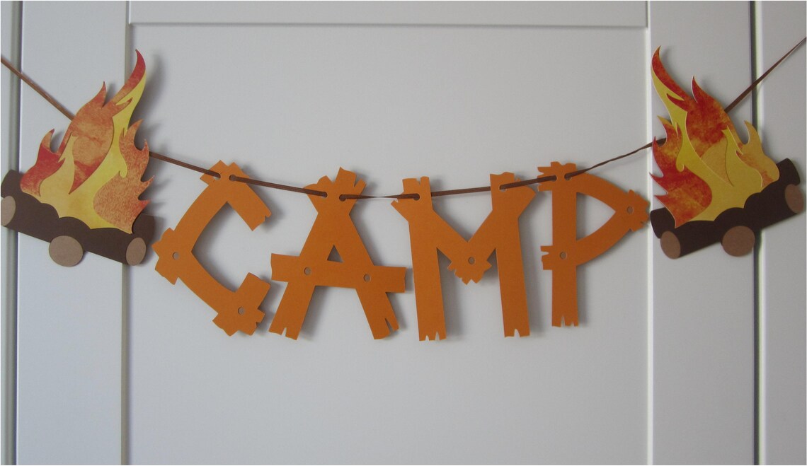 Camp Theme Camping Camp Decorations Scouts Girl Guides - Etsy