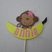 Monkey Cake Topper Monkey Centerpiece Baby Shower - Etsy Canada