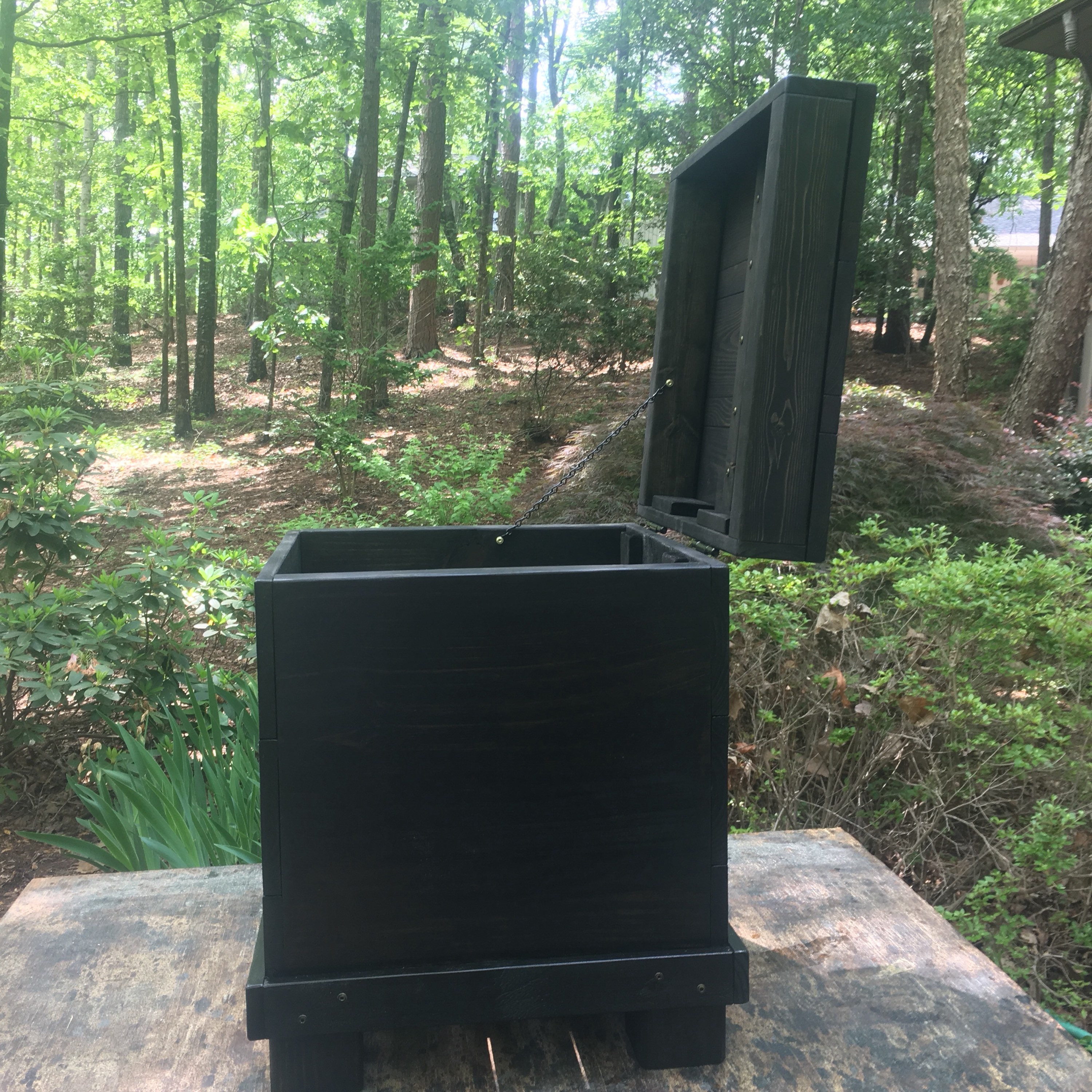 End Table - Hinged, Storage - Etsy