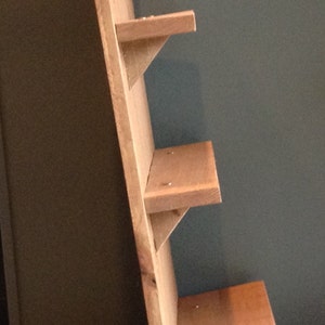 Rustic Wood Wall Shelf Large - Etsy