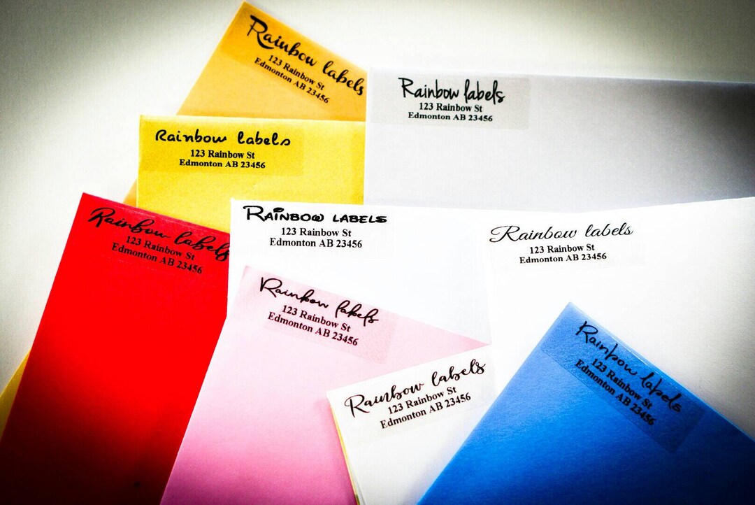 Small Return Address Label, Small Clear Address,custom Address Label ...