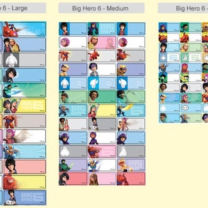 Name Stickers, Kids Disney Labels, Custom Labels, Personalized Sticker ...