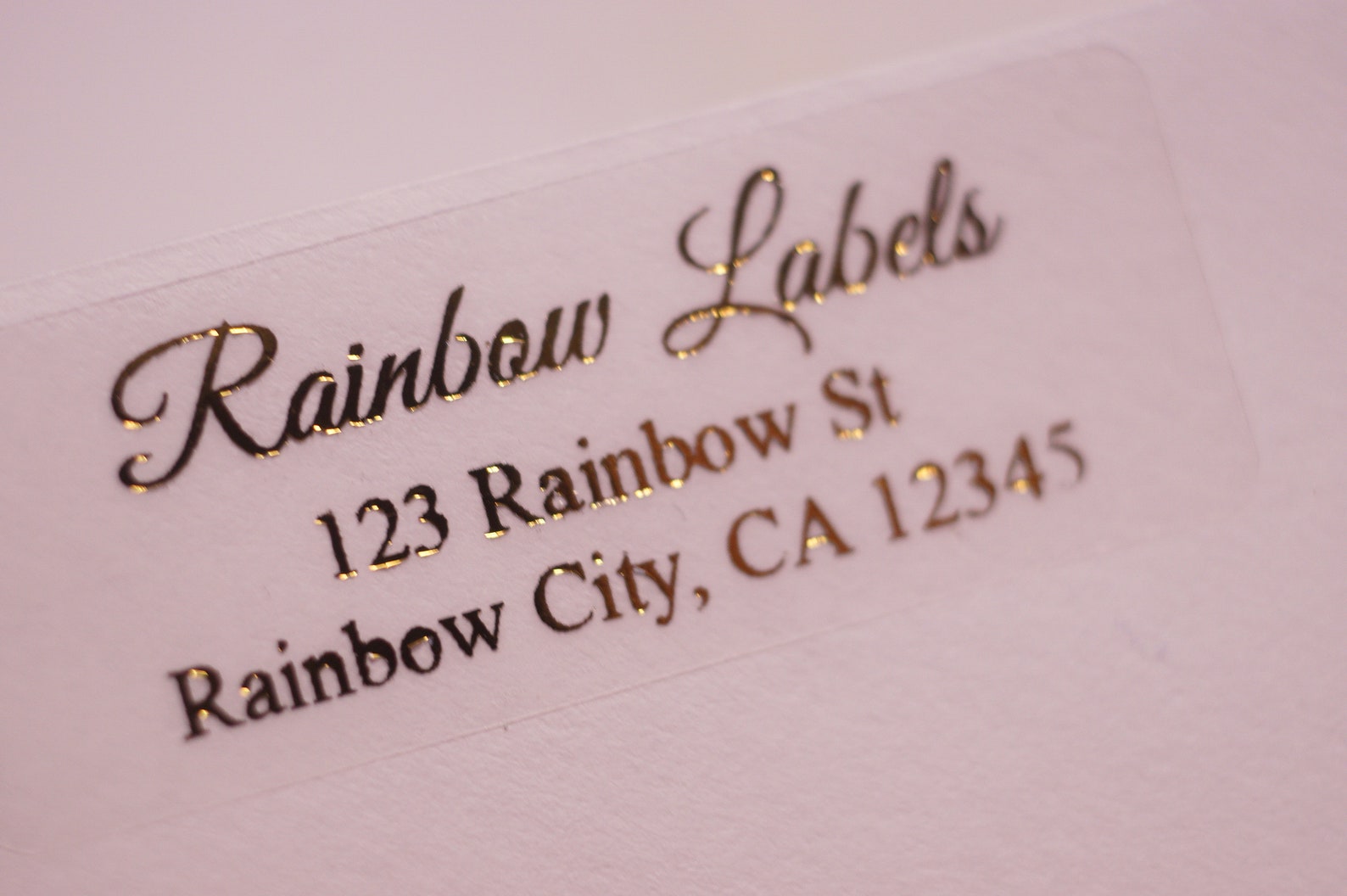 50 Small Return Address Labelsmall Clear Addresscustom - Etsy