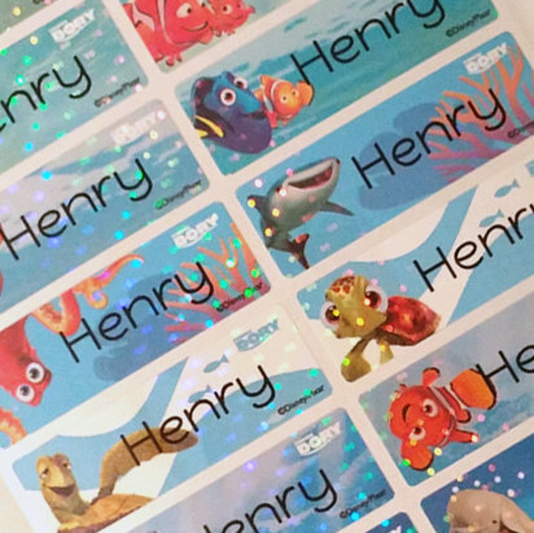 Finding Dory Labels, Custom Labels Dory, Dory Stickers Custom, Disney ...