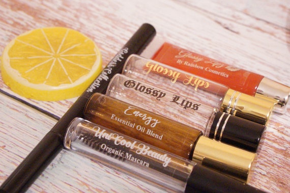 Clear Lipgloss Label Lip Gloss Sticker Mascara Labels - Etsy