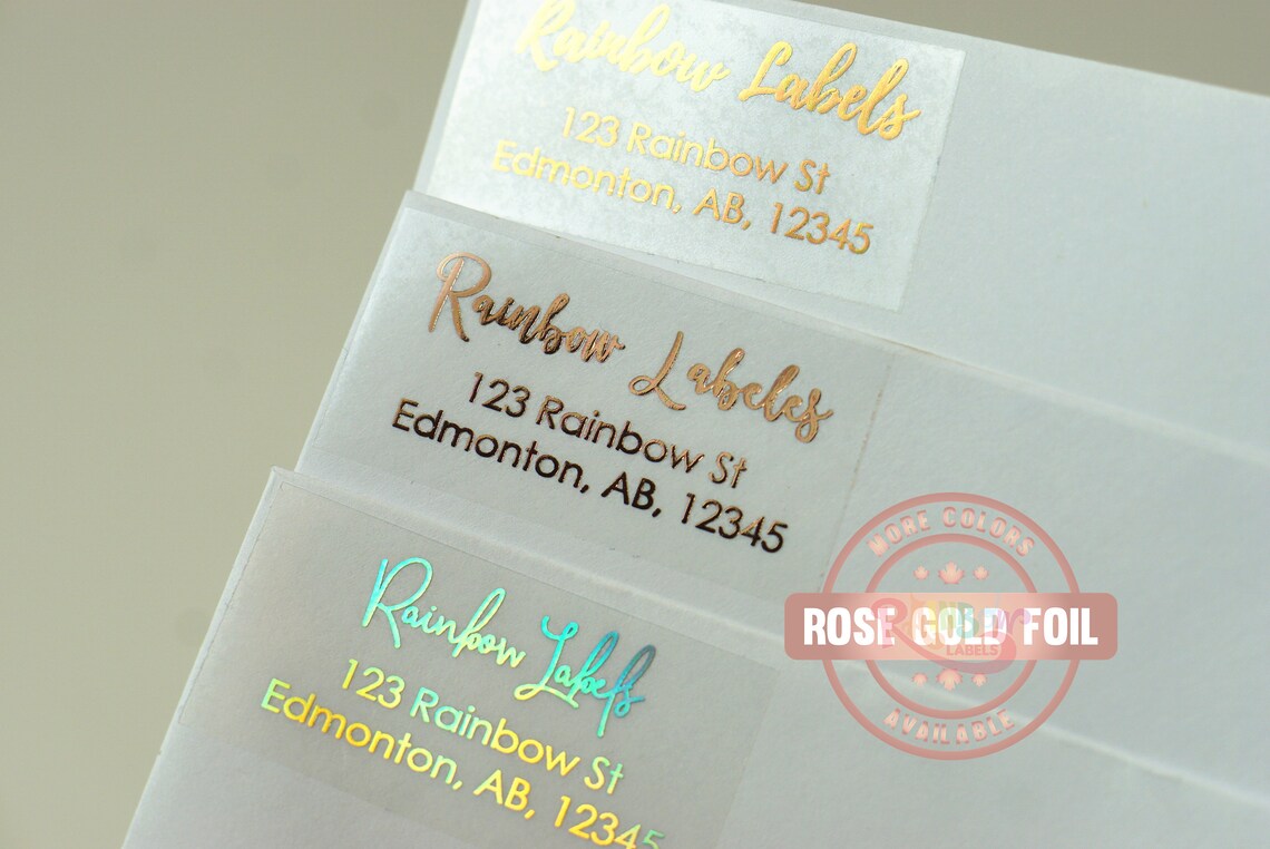 Return Address Label Return Mailing Label Custom Address - Etsy Canada