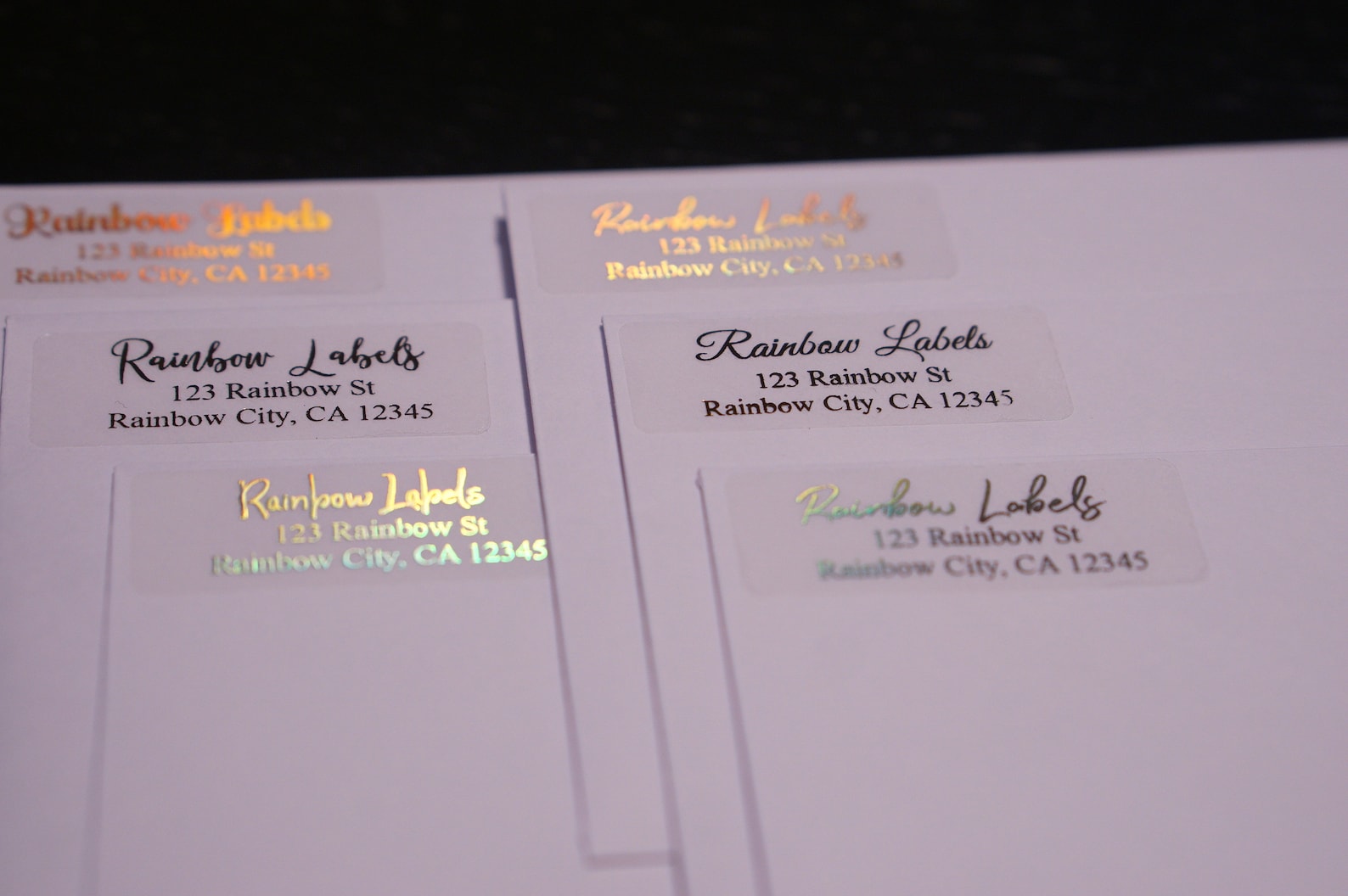 50 Small Return Address Labelsmall Clear Addresscustom - Etsy