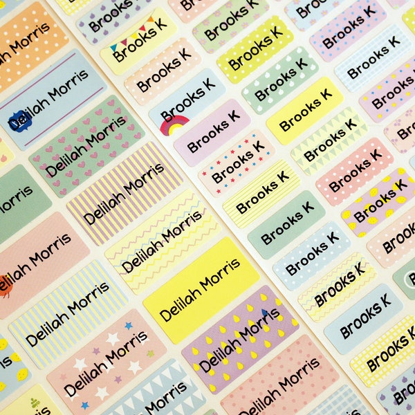 School Supply Labels - Etsy