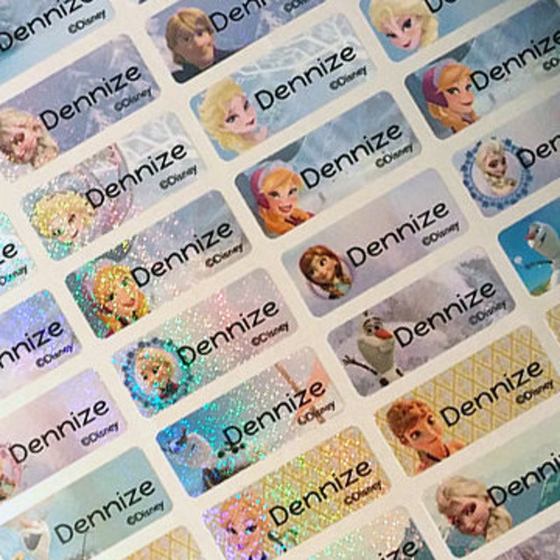 Frozen Labels - Etsy