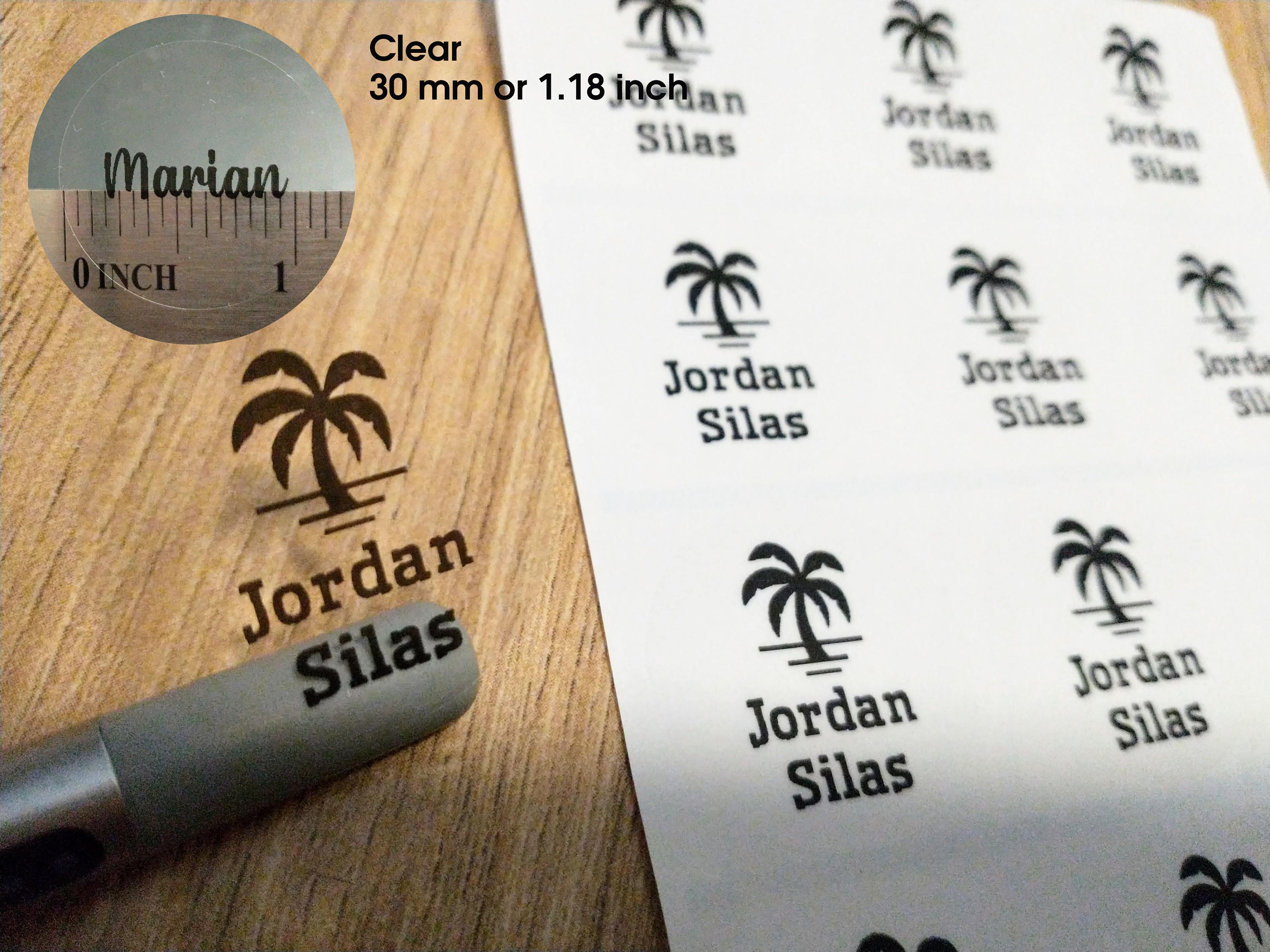 Waterproof Labels Stickers Clear, Bottle Label Office Lables ...