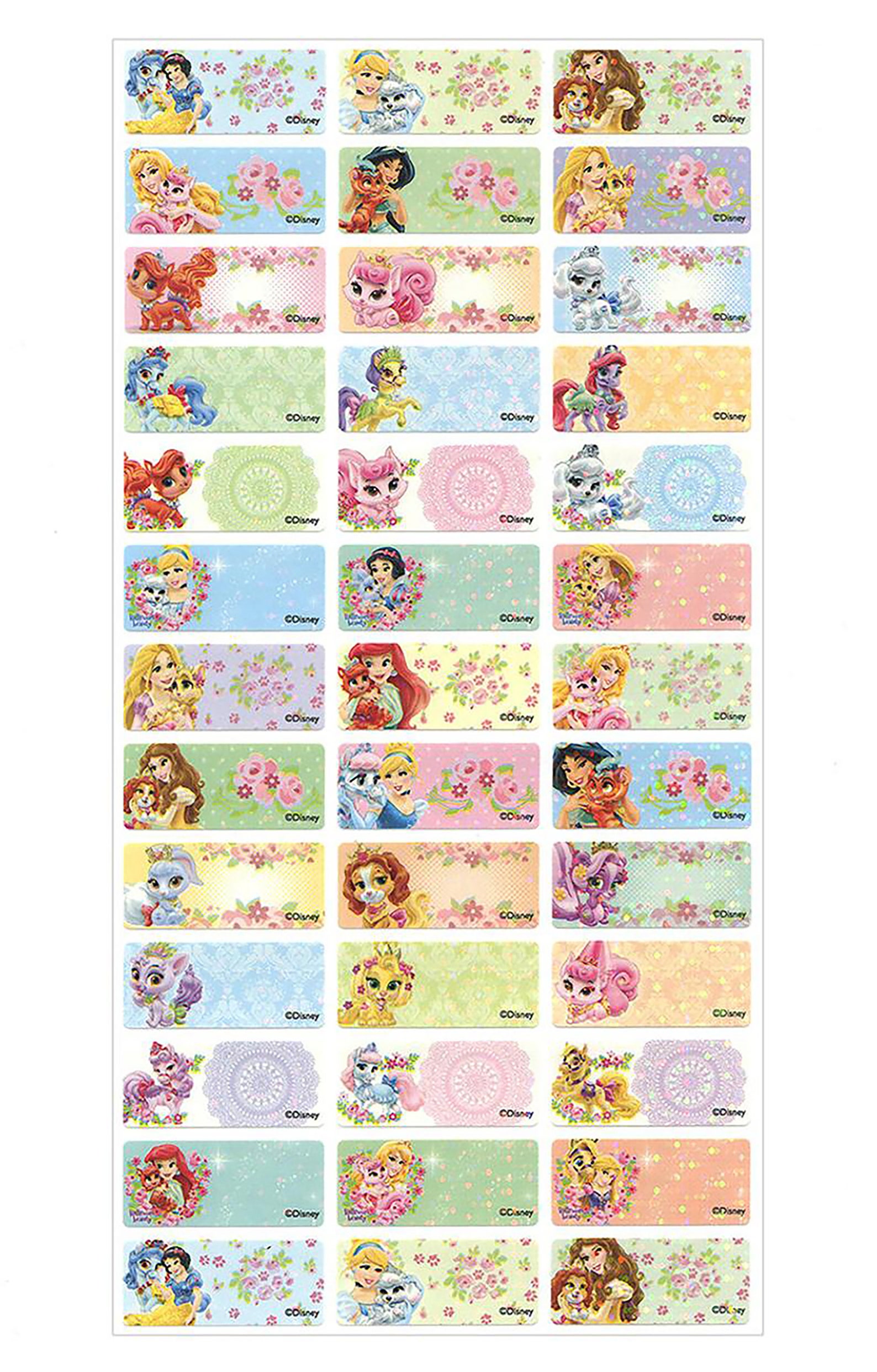 Name Stickers Kids Disney Labels Custom labels personalized | Etsy