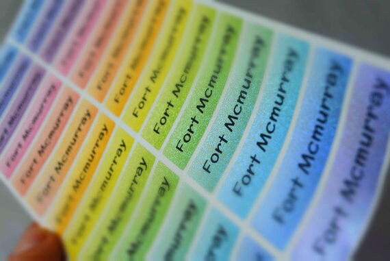 Waterproof Name Labels Name Stickers Personalized Glittery - Etsy