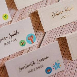 Guest Names Sticker, Place Card Name Sticker, Place Card Sticker ...