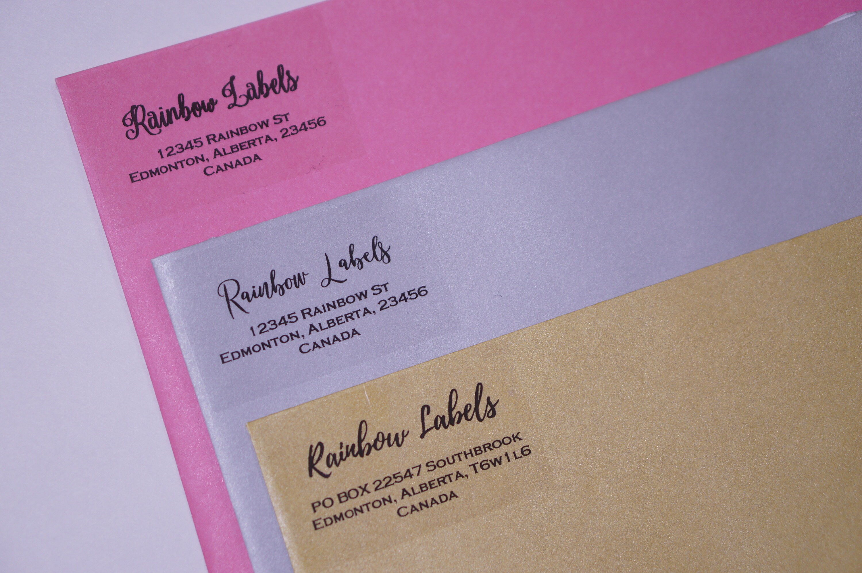 Return Address Label,clear Return Label,custom Address Label,clear ...