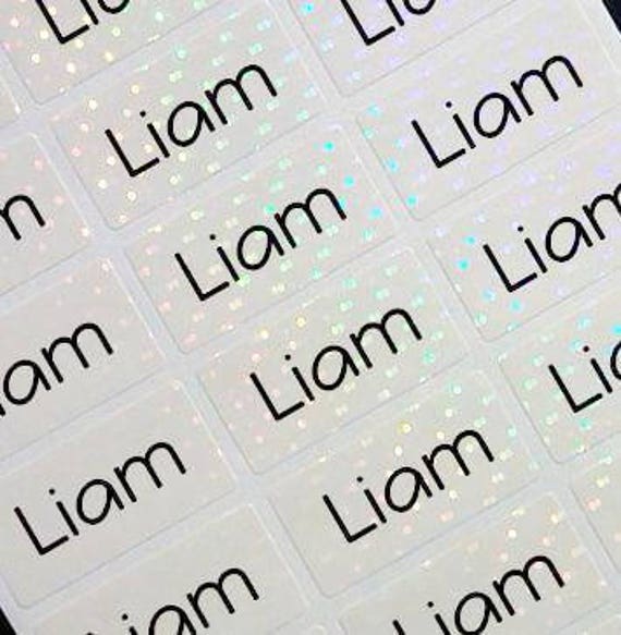 Name Stickers Name labels Personalized Waterproof Snow Dot for | Etsy
