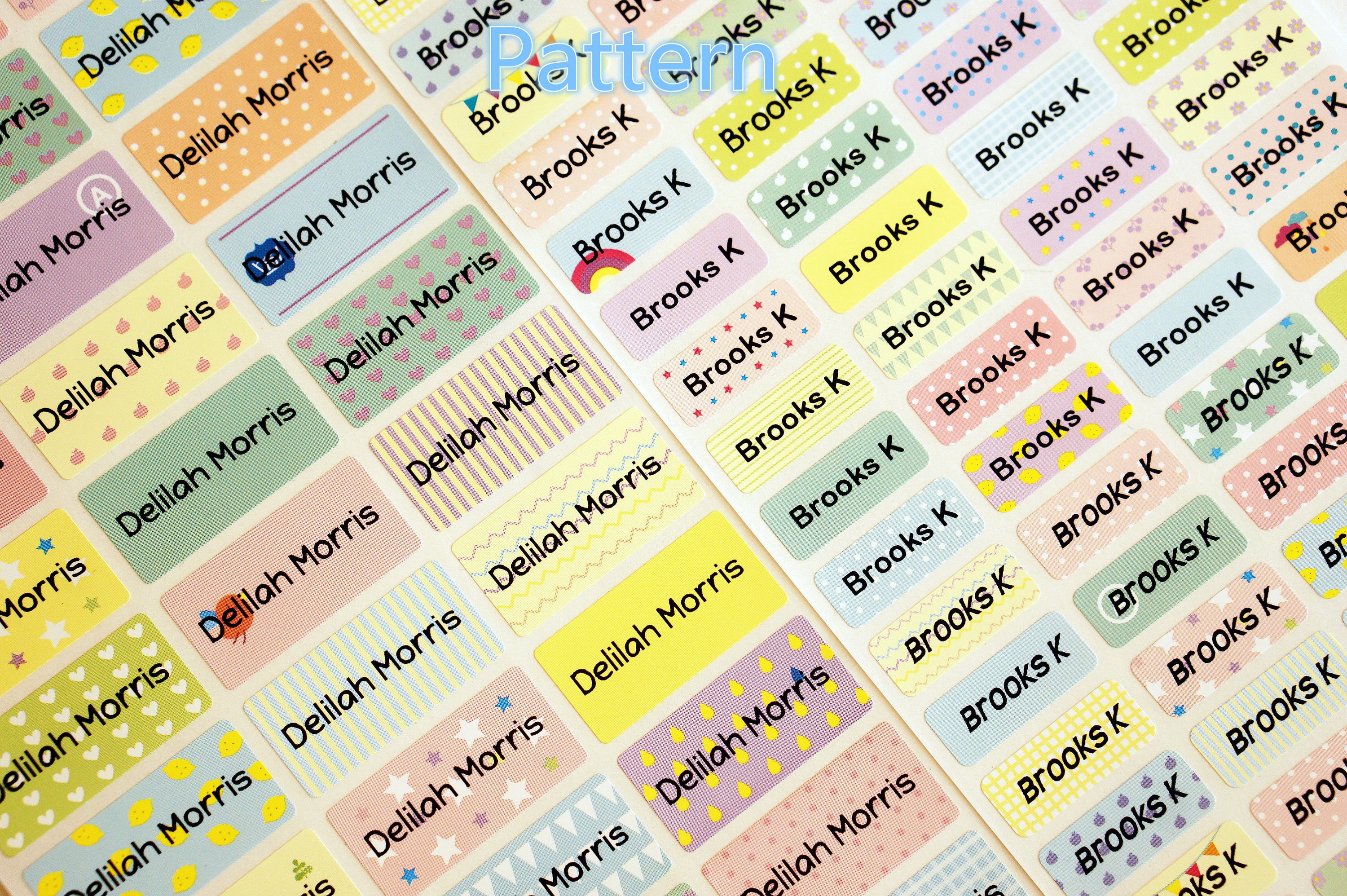 Name Stickers Kids Disney Labels Custom Labels Personalized - Etsy Canada